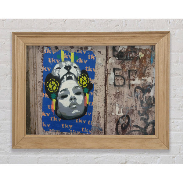 Bright Star Tiger Woman Street Single Picture Frame Art Prints